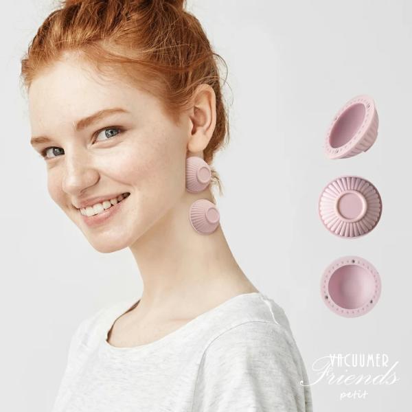 【商品の特長】●首まわりに吸引可能●商品の天面を押すだけで吸引する●シリコン製で劣化に強い●マグネットボール内蔵で効果アップ１）カラー：アンティークローズ(pink),ライラック(purple),ネモフィラ(blue),スノードロップ(wh...