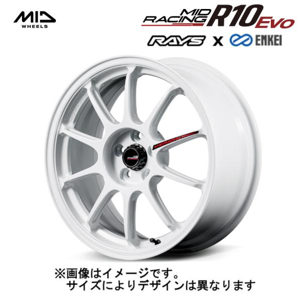 R10エボ エボ RAYS レイズ エンケイ ENKEI 5H114.3 17インチ 7.5J