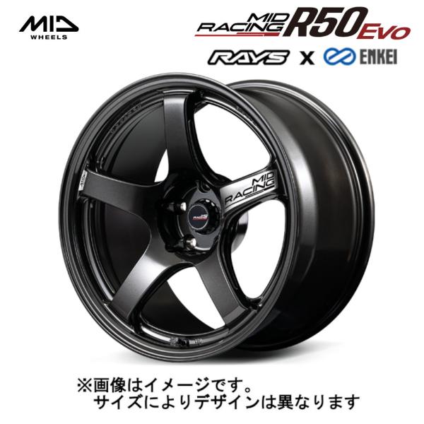 R50エボ エボ RAYS レイズ エンケイ ENKEI 5H114.3 18インチ 9.5J