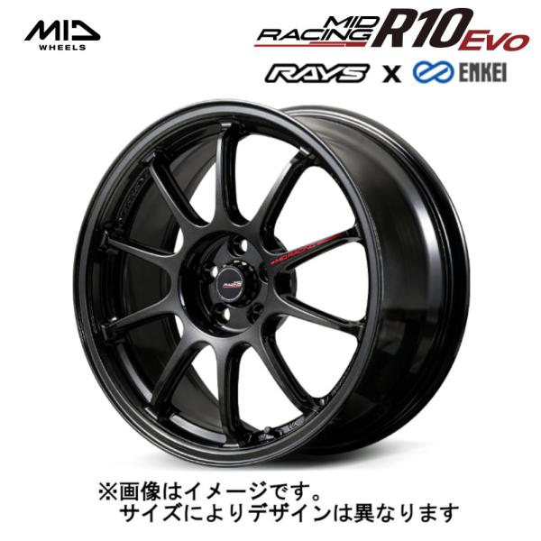 R10エボ エボ RAYS レイズ エンケイ ENKEI 5H114.3 18インチ 8.5J