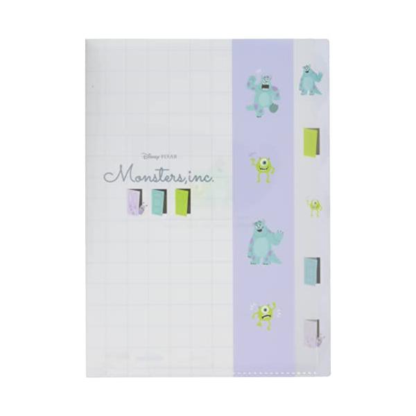 「商品情報」様々な表情が楽しいシリーズダイカットクリアファイル5P プチパレ用途別に収納できる5ページ仕様、クリアファイル。 柄は、「モンスターズ・インク」ポケットをめくる部分がダイカットになっていて可愛い? キャラクターでページを見分けら...