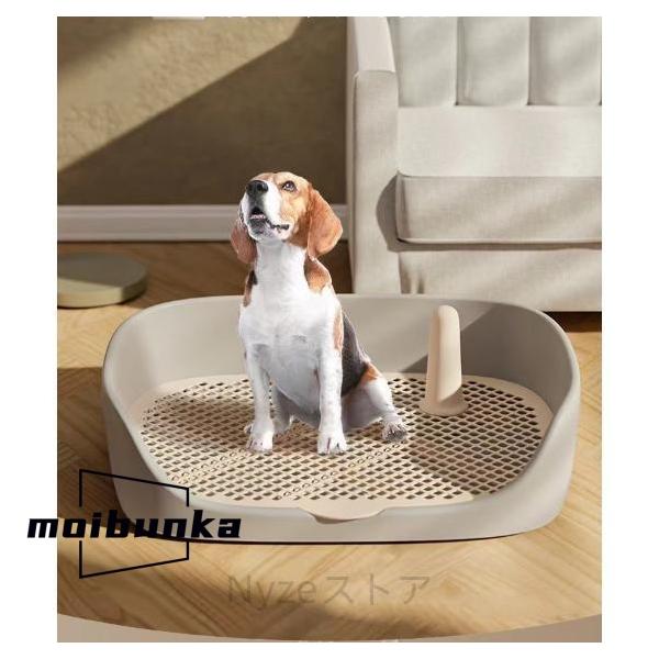 犬のトイレトレーニングに最適♪飛び散り防止高いフチ(囲い)があるので愛犬のおしっこの飛び散りにも効果的です。メッシュのスノコ付きメッシュの下にトイレシーツを敷いて使うのでペットシーツへのいたずらも安心です。※いたずらがなくなればメッシュを取...