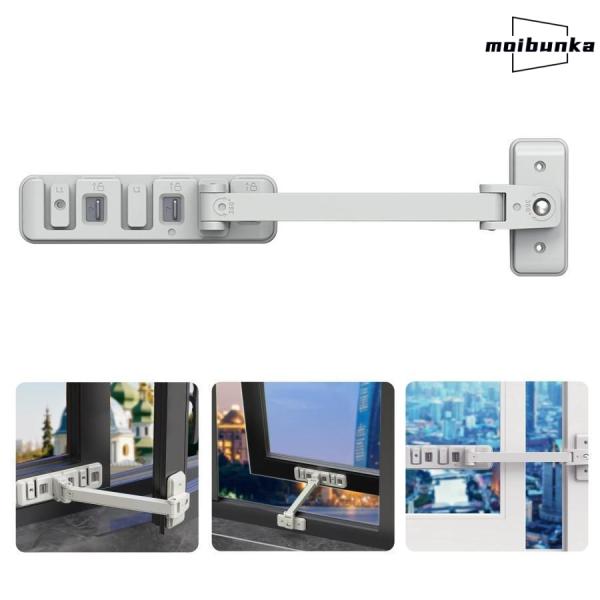 お子様やペットの安全対策窓ロックはお子様やご年配、犬や猫などのいたずら防止、転落防止、安全対策におすすめです。引き戸タイプの窓ガラスの内側に貼り付けるだけで2重ロックになります。施錠した状態での窓換気も可能窓を開けた状態でもロックすることが...