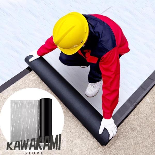 【強力防水】高品質材料使用しています。アルミフィルムの防水性、防漏性、断熱性に優れています。貼りつけると、優れたアスファルトが下地の内部に浸透し、小さな穴をふさぎ、強力な防水効果を発揮します。高い反射率を持つ厚いアルミフィルムは、優れた耐熱...