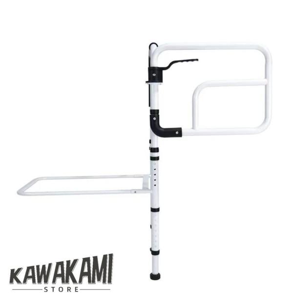 【立ち上がり補助手すり】マットレスの下に差し込むだけでOK！布団のずれ落ちや、落下防止に、マットレスや布団の間にしっかり固定できます。お年寄りの方などの立ち上がり用手すりとしてもお使いいただけます。【足腰への負担を軽減】つらい立ち上がりをサ...