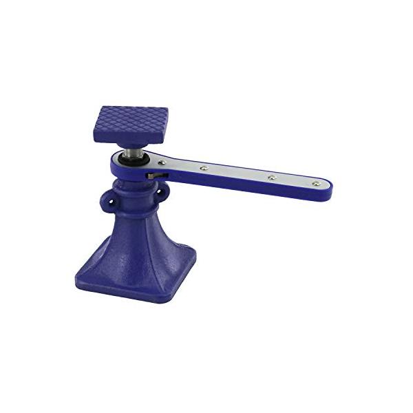 最大使用荷重:500kg最低高さ:148mm、最高高さ:200mm、揚程:52mm受金寸法:55×55mm本体重量:1.3kg材質:鉄製