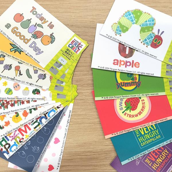 有名なはらぺこあおむしの絵柄が、ICカードになりました。ポイントカード・社員証など、目隠ししたいものを可愛くデコレーションできます♪【２WAY仕様】貼ってはがしたときの糊残りがすくない再剥離タイプを採用。返却要のアイテム、チャージ時に剥がす...