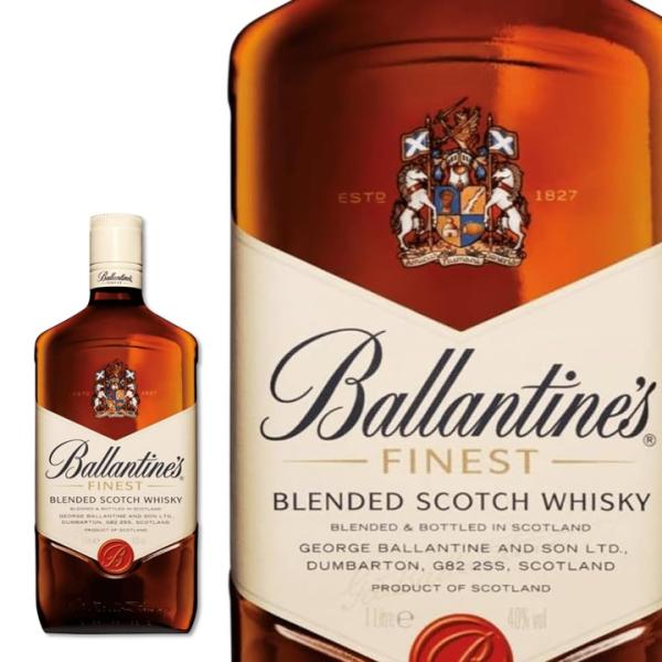 バランタイン ファイネスト 40度 1750ml ブレンデッドスコッチウイスキー  Ballantine's Finest・アルコール度数: 40.0%・色合い:黄金色・香り:バニラや蜂蜜を思わせる、甘く華やかでバランスの良い香り。・味わい...