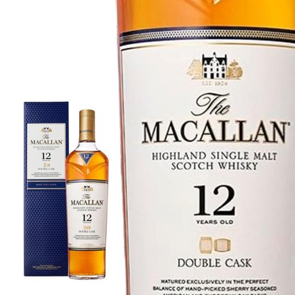 マッカラン ダブルカスク 12年 700ml ギフトボックス入り MACALLAN 12 DOUBLE CASK 正規品・ウイスキー・アルコール度数　43% ・原産地名：スコットランド・700ml・クラシックなマッカランスタイルに、厳選のア...
