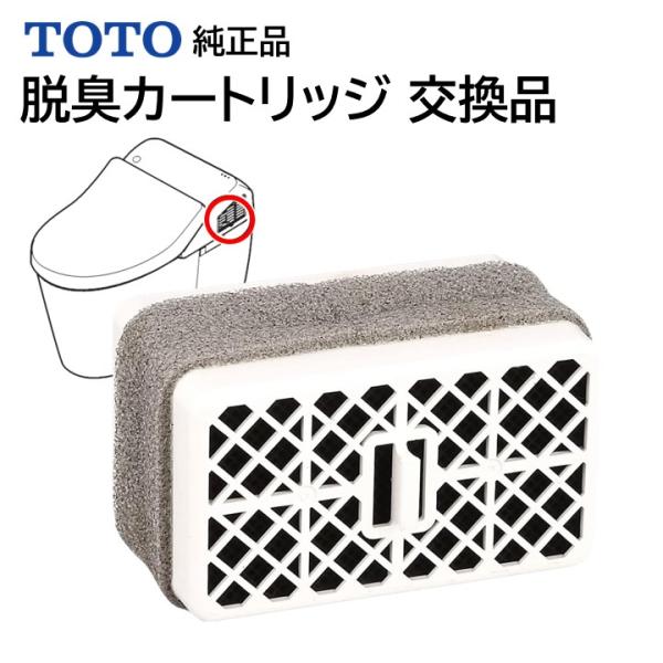 ・TOTO 消臭カートリッジの純正品です。・商品型番：TCA83-9S　旧型番(使用可)：TCA83-9 TCA83-9R・説明書が同封です。発送方法送料無料。ヤマト運輸で発送となります。追跡番号も付きますのでご安心ください。対応 製品名ウ...