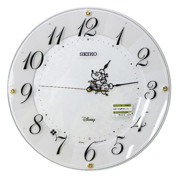 42％割引ホワイト系【返品交換不可】 インテリア ミッキー‼️電波 FS510B Disney ミッキー SEIKO 掛時計/柱時計 ...
