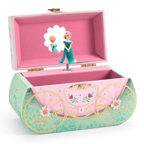 プリンセス お姫様 オルゴール 宝石箱 ジュエリーボックス ジュエリーケースこども用 おもちゃ フランス DJECO ジェコ おしゃれ かわいいクリスマスプレゼント 出産祝い おすすめ0歳 1歳 1歳半 2歳 2歳半 3歳 誕生日 女の子 ...