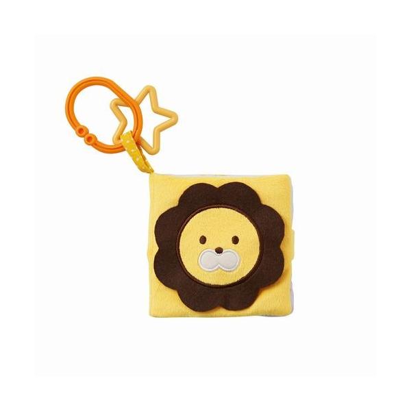 ライオン、ブタ、うさぎ、パンダの４種類の動物の布絵本、エド・インターのいないいないばあ。 しっぽの形で、何のどうぶつか　当てっこしたり、クシャクシャ、ピッピッと音遊びも楽しめます。ベビーカー、バギーに付けられるストローラートイです。外出時に...