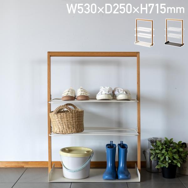 ●使いやすく、"Livable（住みやすい）"暮らしに寄り添ってくれるインテリア「リヴシリーズ」のエントランスラックです。●北欧の生活をイメージしたカラーリングやデザインが特徴で、スチールと天然木を組み合わせることでより柔らかな印象を与えて...