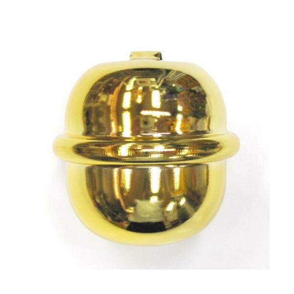 お祭りのお神輿などに飾る金属製の金色の鈴です。■鈴の直径 : 約7.5cm■高さ : 約7.8cm■色 : 金色■真空メッキ※金鈴にひもは付いていません。