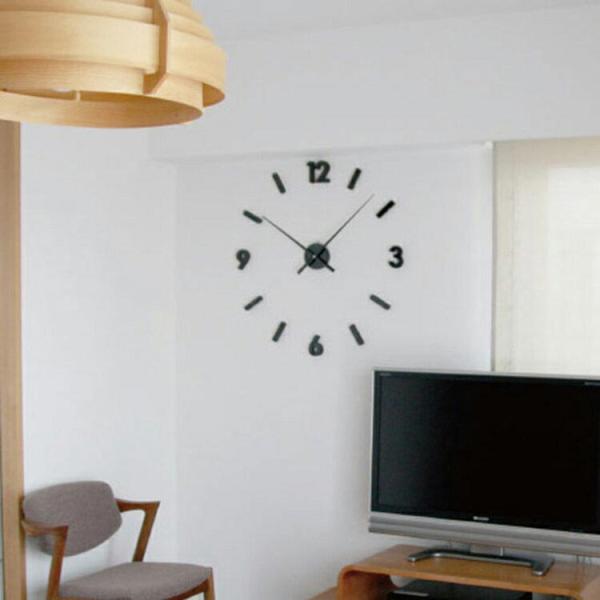 壁をデザインする自由な壁時計時計本体と数字が別々になっている時計。数字を自由に並べて自分だけの文字盤を作ることが出来ます。1.文字盤の部品を型から外します2.指で軽く押すとポコッと外れます裏面の両面テープをはがして貼りたい箇所へ※数字の穴の...