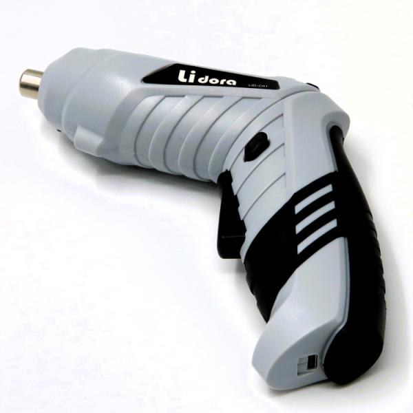 DETAILSコンパクトで手軽に扱える電動ドライバー。電動ドライバーが初めて、DIYが初めてという方へおすすめ！家具の組立、修理などの作業にぴったりな充電式の電動ドライバーです。本格的な電動ドライバーよりコンパクトで手軽にお使いいただけます...