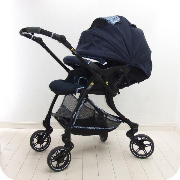 ■ 商品のご説明 Pigeon ピジョン【ランフィ リノン RA9L】です。生後1カ月頃から使える、両対面式のA型ベビーカーです。ピジョン独自のシングルタイヤを採用しており、押した方向へタイヤがスムーズに動きやすく、日常のお出かけでも扱いや...