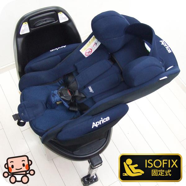 ■ 商品のご説明 Aprica アップリカ【ディアターン プラス ISOFIX AB】です。新生児期から4歳頃まで使用できる、ISOFIX固定タイプの回転式チャイルドシートです。新生児期は、赤ちゃんが呼吸をしやすい「平ら」なベッド型として使...