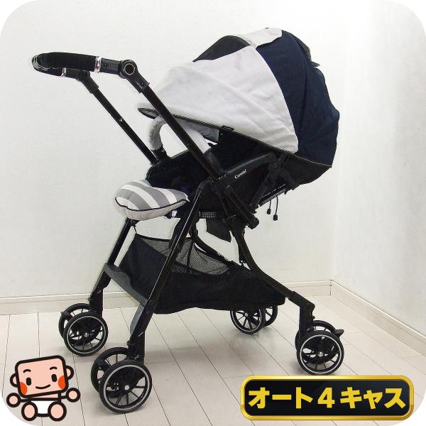 ■ 商品のご説明コンビ combiのベビーカー『スゴカル 4キャス コンパクト』です。押すのも軽い、持つのも軽軽い、優れたベビーカーです。赤ちゃんをだっこしたまま、片手で開閉が出来る『ワンハンドベビーカー』です。進行方向の前輪がクルクルキャ...