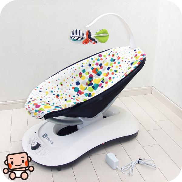 ■ 商品のご説明ママルーで大人気のフォーマムズ(4moms)の電動バウンサー【ロッカルー rockaRoo】です。【製品仕様】現状優先・対象年齢：新生児から・サイズ：高さ約70cm×幅42cm×奥行75cm・本体重量：5.2kg