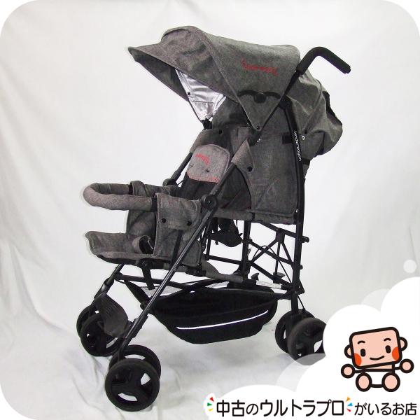 ■ 商品のご説明 日本育児 kinderwagon【DUOシティHOP2】です。兄弟・姉妹でのお出かけに便利な、縦型タイプの二人乗りベビーカーです。横幅は約52cmと比較的スリムな設計で、二人乗りながら改札や店内、歩道などでも扱いやすいモデ...