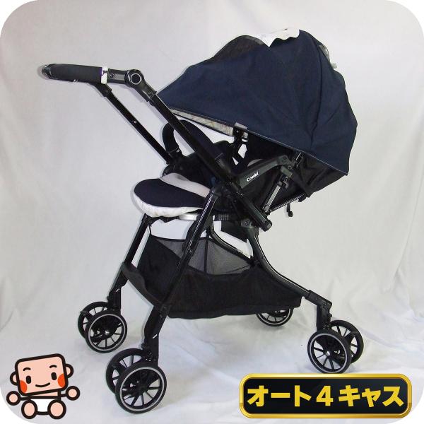 ■ 商品のご説明コンビ combiのベビーカー『スゴカル 4キャス コンパクト』です。押すのも軽い、持つのも軽軽い、優れたベビーカーです。赤ちゃんをだっこしたまま、片手で開閉が出来る『ワンハンドベビーカー』です。進行方向の前輪がクルクルキャ...