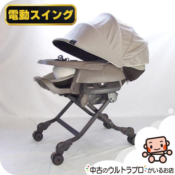 Combi コンビ【ホワイトレーベル ネムリラ AUTO SWING BEDi おやすみドーム EG】です。新生児から4歳頃まで使える、電動スウィングタイプのハイローチェアです。赤ちゃんの寝かしつけをサポートする、電動オートスウィング機能を...