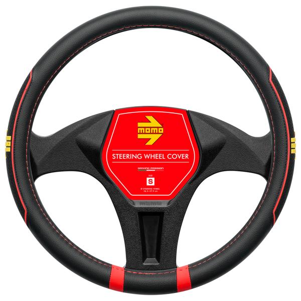 シリーズ：FAST（ファスト）デザインコード：WFABRSJカラー：BLACK and Red 2 BOTTOM STRIPES（ブラック／レッド）　　　　Endless MOMO sign GRIP with MOMO ARROW log...