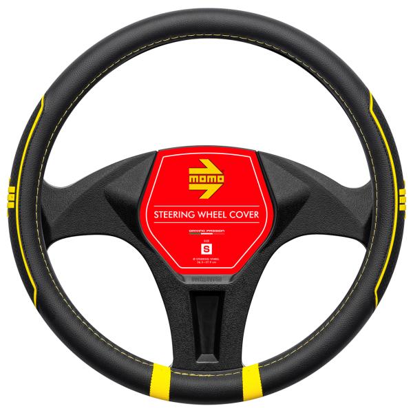 シリーズ：FAST（ファスト）デザインコード：WFABYSJカラー：BLACK and Yellow 2 BOTTOM STRIPES（ブラック／イエロー）　　　　Endless MOMO sign GRIP with MOMO ARROW...