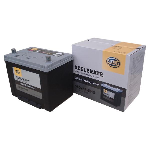 【発売日：2024年12月19日】国産車用　HELLA（ヘラー） 55D26R　バッテリー 密閉式 メンテナンスフリー 寸法：横258ｘ幅172ｘ総高さ223ｍｍ容量：60Ah（90D26R相当の容量）保証：24か月または４万ｋｍ沖縄県と各...