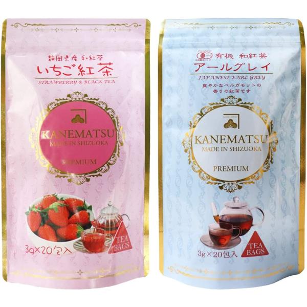 【いちご紅茶 ティーバッグ 3g×20包入】 静岡県産和紅茶！茶処である静岡県産の茶葉を使用し、茶師が熟練の技で仕立てた紅茶です。いちごの果実を組み合わせることで、より芳醇な香りと紅茶の甘みが引き立ち、口いっぱいに広がる味わいを是非、ご堪能...