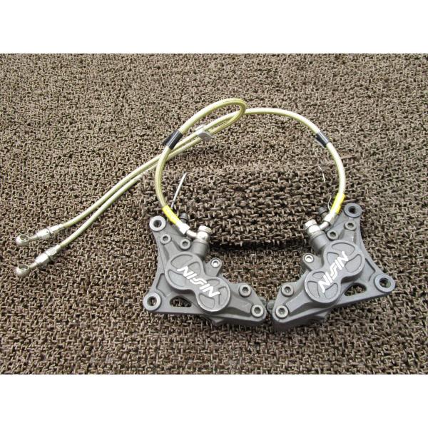 GSX-R750　ニッシン フロントキャリパー商品説明始動確認済み車両からの取り外しとなります。使用感等に伴うキズ、サビございます。商品の状態は、画像にてご確認下さい。修復素材に、いかがですか♪中古品の為、神経質な方のご入札はご遠慮願います...