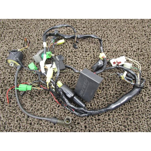 KSR110　メインハーネスキタコ製 CDI レギュレター商品説明始動確認済み車両からの取り外しとなります。使用感等に伴うキズございます。イグニッションコイルの配線が切れております(画像7枚目参照)。配線の繋ぎ直しが必要な箇所ございます(画...