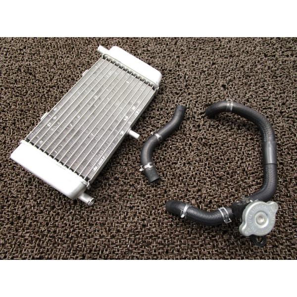 NSR50 ミニ　ラジエター商品説明使用感等に伴うキズ、サビございます。フィン潰れございます。本体に若干歪みございます(画像7、8枚目参照)。商品の状態は、画像にてご確認下さい。修復素材に、いかがですか♪中古品の為、神経質な方のご入札はご遠...