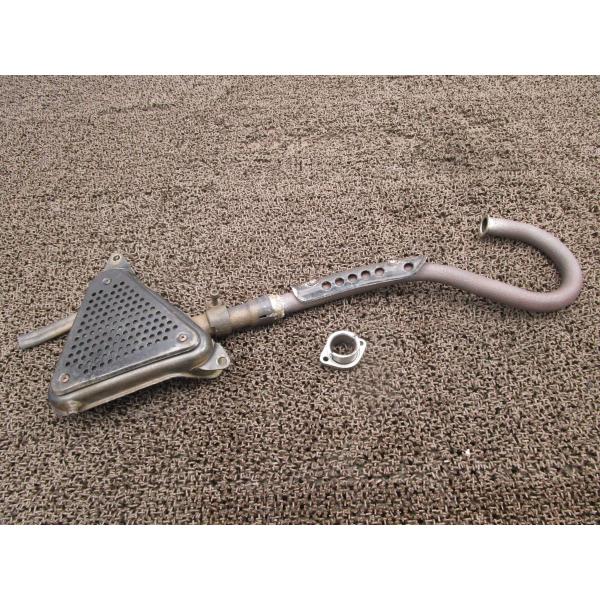 TL125　マフラー サイレンサー商品説明始動確認済み車両からの取り外しとなります。使用感等に伴うキズ、サビ、凹みございます。商品の状態は、画像にてご確認下さい。修復素材に、いかがですか♪中古品の為、神経質な方のご入札はご遠慮願います。【車...