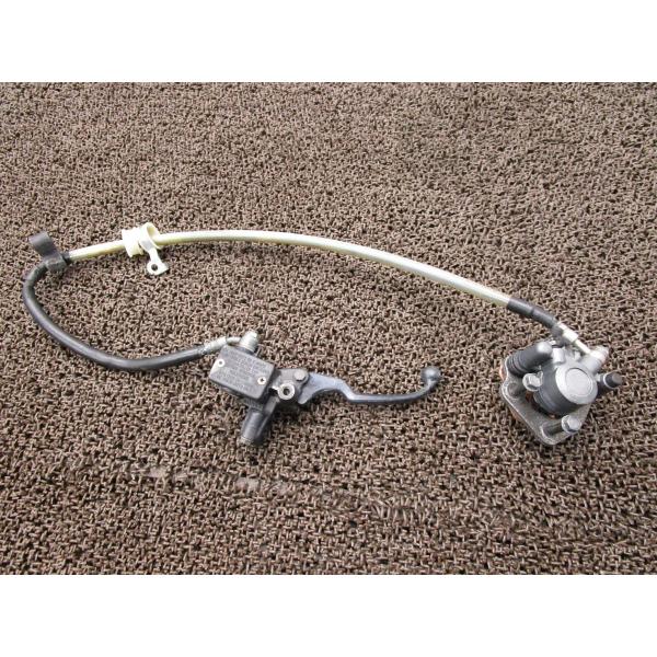 KSR-2　フロントキャリパー マスター ブレーキレバー商品説明始動確認済み車両からの取り外しとなります。使用感等に伴うキズ、サビございます。タンク窓は劣化に伴う細かなヒビがございます。商品の状態は、画像にてご確認下さい。修復素材に、いかが...