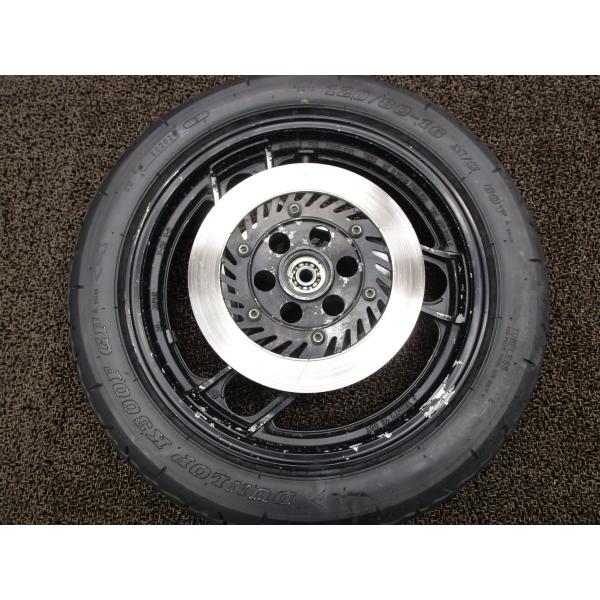 FZ750　フロントホイール ディスク商品説明始動確認済み車両からの取り外しとなります。使用感等に伴うキズございます。ホイールのリムにガリキズございます。商品の状態は、画像にてご確認下さい。修復素材に、いかがですか♪中古品の為、神経質な方の...