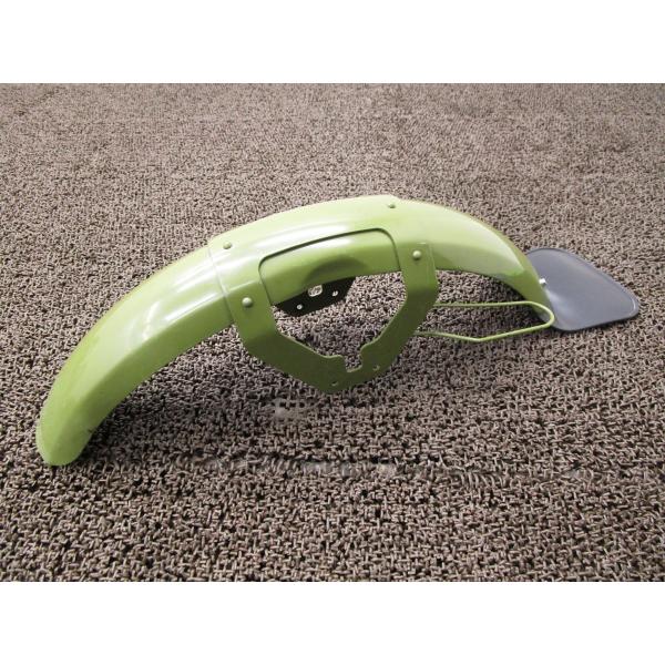 クロスカブ110　フロントフェンダー商品説明始動確認済み車両からの取り外しとなります。使用感等に伴うキズ、サビございます。前方に凹み、歪みございます(画像6枚目参照)。商品の状態は、画像にてご確認下さい。修復素材に、いかがですか♪中古品の為...