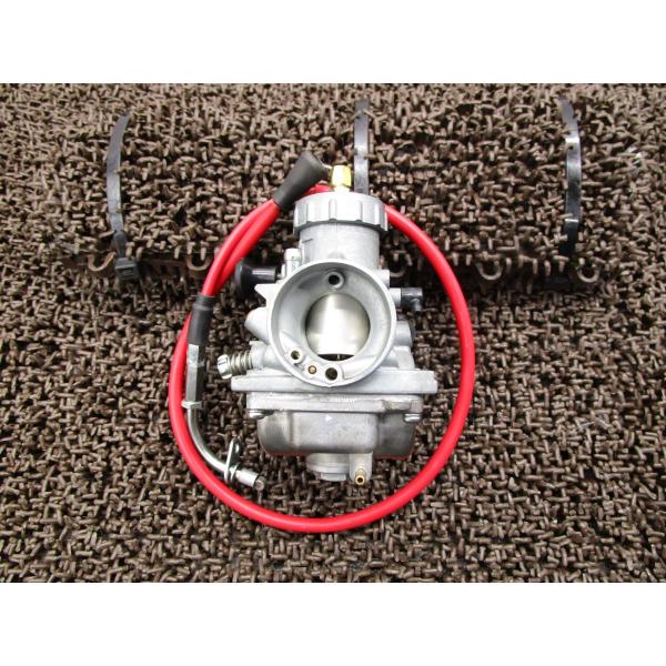 KSR110　ミクニ キャブレター商品説明始動確認済み車両からの取り外しとなります。使用感等に伴うキズ、サビございます。ピストン固着は見受けられませんが、OH前提でお考え下さい。商品の状態は、画像にてご確認下さい。OH素材に、いかがですか♪...