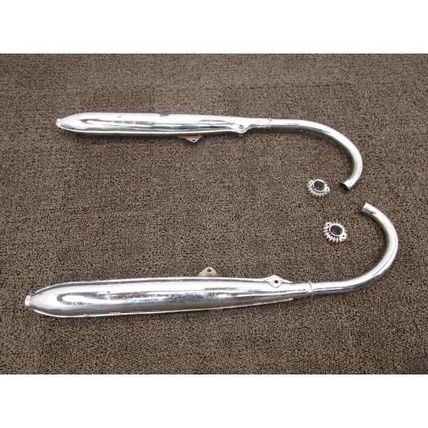 CB77　マフラー サイレンサー商品説明使用感等に伴うキズ、サビございます。サイレンサーにサラサラ音、パテ補修痕ございます。ガリキズございます。商品の状態は、画像にてご確認下さい。修復素材に、いかがですか♪中古品の為、神経質な方のご入札はご...