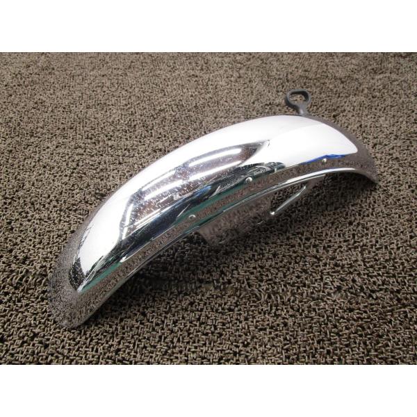 GN125　フロントフェンダー商品説明始動確認済み車両からの取り外しとなります。使用感等に伴うキズ、サビございます。商品の状態は、画像にてご確認下さい。修復素材に、いかがですか♪中古品の為、神経質な方のご入札はご遠慮願います。【車両情報】■...