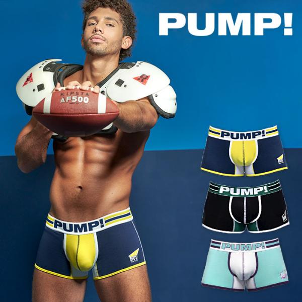 ◆ PUMP! パンプ ローライズボクサーパンツ SPORTBOY スポーツボーイ ◆カナダ・モントリオール発のアンダーウェア。大胆不敵。マニッシュなエロチズム、強烈に洗練されたカラースタイルとフォルムで注入。太いゴムバンドが下腹部をぐっと...