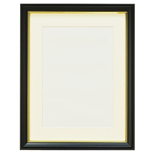 額の内側に金ラインがアクセントの肖像額　飾る写真がより一層引き立ちます■外寸：187 x 239mm■内寸：165 x 217mm■重量：350g■パッケージ：かぶせ箱（白箱）■対応サイズ：2L判■柄：無地■本体：樹脂製■面材：ガラス縦横兼...