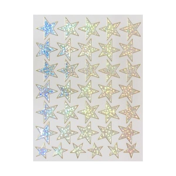 全体の大きさ＝縦13.5ｃｍ×横10ｃｍ星の大きさ＝約2ｃｍと約1.5ｃｍ星の数＝30個と6個