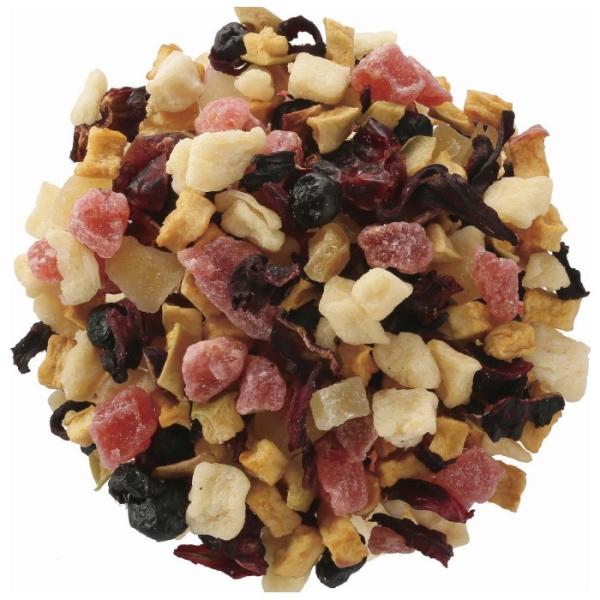 【内容量】500ｇ【商品説明】食べられるお茶はじけるような甘い香りと、フルーツの爽やかな酸味が元気をくれます。リフレッシュしたい時にオススメ。※パッケージは遮光性に優れたアルミ袋です。【お召し上がり方】大さじ山盛り1杯カップに直接入れ熱湯を...