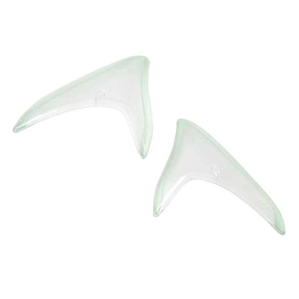 アライヘルメットSK-6,GP-6 純正ダクトのクリアーバージョンが登場。上記以外にも穴があるタイプのヘルメットであれば付属の両面テープで貼るだけなので簡単に装着可能。カラー：クリアー対応ヘルメット：アライ GP-6 / SK-6入り数：左...