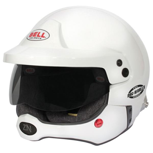 メーカ：BELL ベルモデル：MAG10 RALLY PRO HANSカラー：グロスホワイト内装カラー：ダークグレー 耐火FRファブリックサイズ：54cm(1346211)　　　　55cm(1346212)　　　　56cm(1346213)...