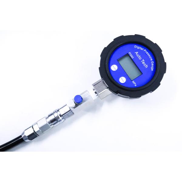 DIGITAL MOTOR SPORTS AIR GAUGEデジタル表示で見やすく合わしやすい。シンプルで使いやすい設計エアを抜きながら計る場合に重要なサンプリング時間 0.1秒に1回エア抜きボタンが2個になりましたモータースポーツ向けに開...