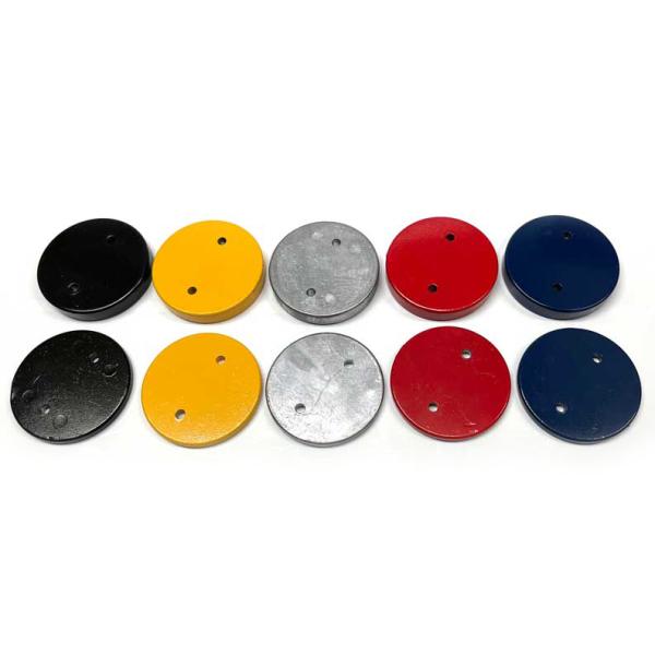 レーシングカート重量調整用の丸型ウエイトです。・カート用ウエイト(鉛)にPVCのコーティング・シートにもおしゃれを！・ステッカーも貼りやすく鉛の汚れも付きません・ネジ穴が同じピッチなので重ねて重量を調整できます・重量調整のあるレンタルカート...